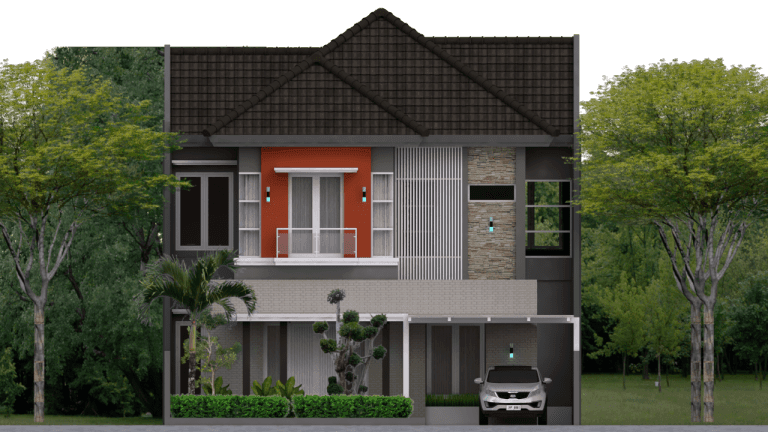 Magnificent 11 x 27-meter double storey house - My Blog