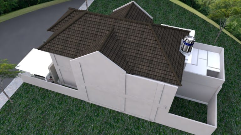 Magnificent 11 x 27-meter double storey house - My Blog