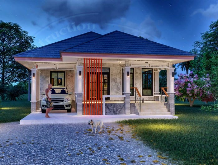 Elevated 13 x 9 meters three-bedroom bungalow - My Blog